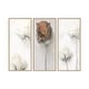 "Memories of Modest Emotion" Framed 3-Piece Wall Art Set by Delphine Devos - Bed Bath & Beyond ...
